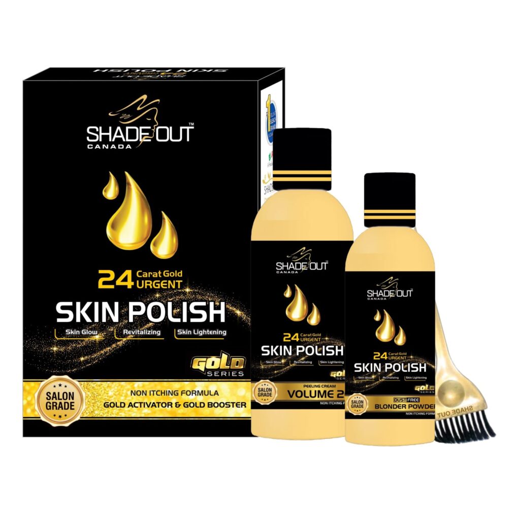 Shade Out 24 carat Gold Urgent Skin Polish Set(with powder) – Daggus