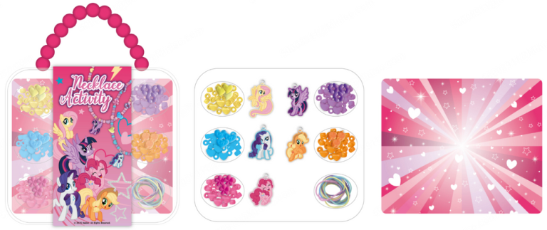 Miniso My Little Pony Collection Quadrate Handheld Box DIY Bead ...